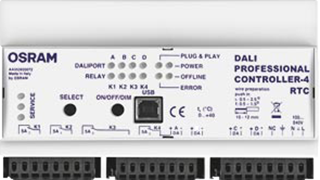 LMDIC019 | Steuergerät, DALI PRO CONT-4 | Radium.de
