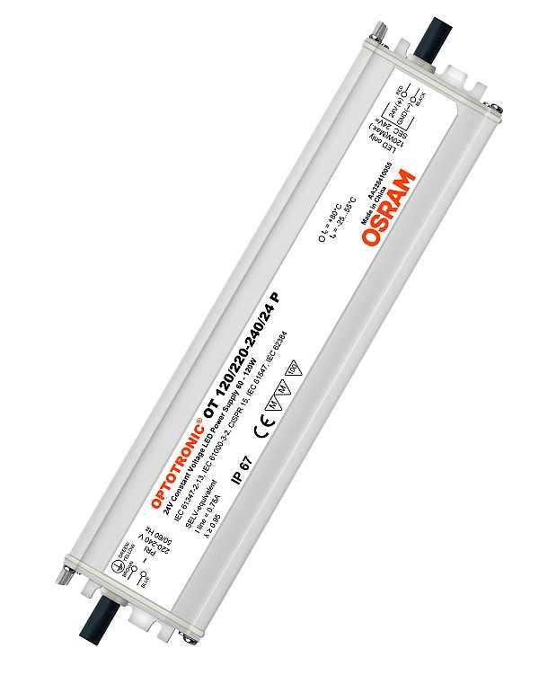 OP120011 | Optotronic driveur protégé 24V, Optotronic Protected 120W ...